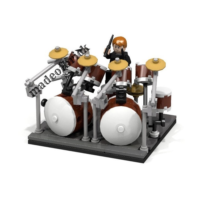 Rock concert stage Metallica LEGO © MOC