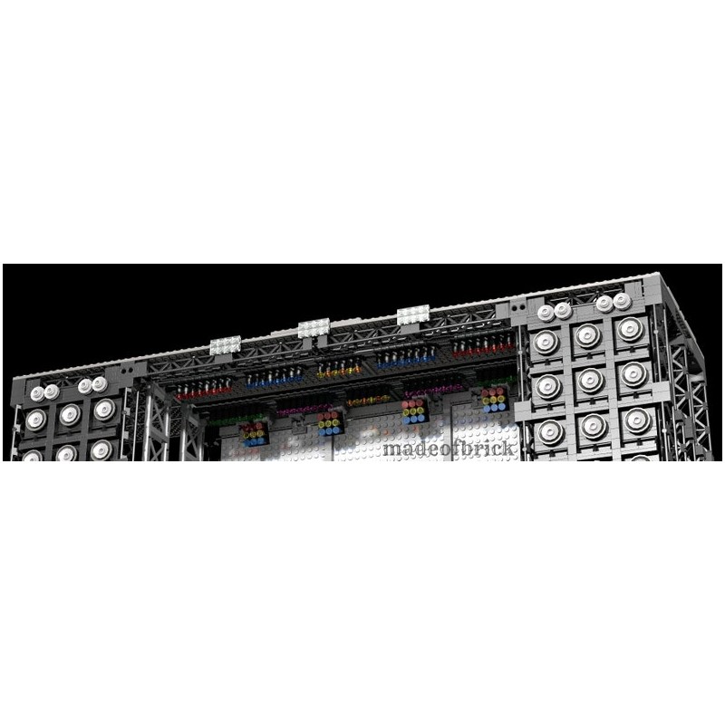 Rock concert stage Metallica LEGO © MOC