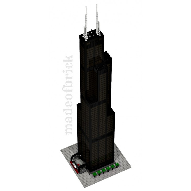 Buy Willis Tower 39 inches LEGO © MOC