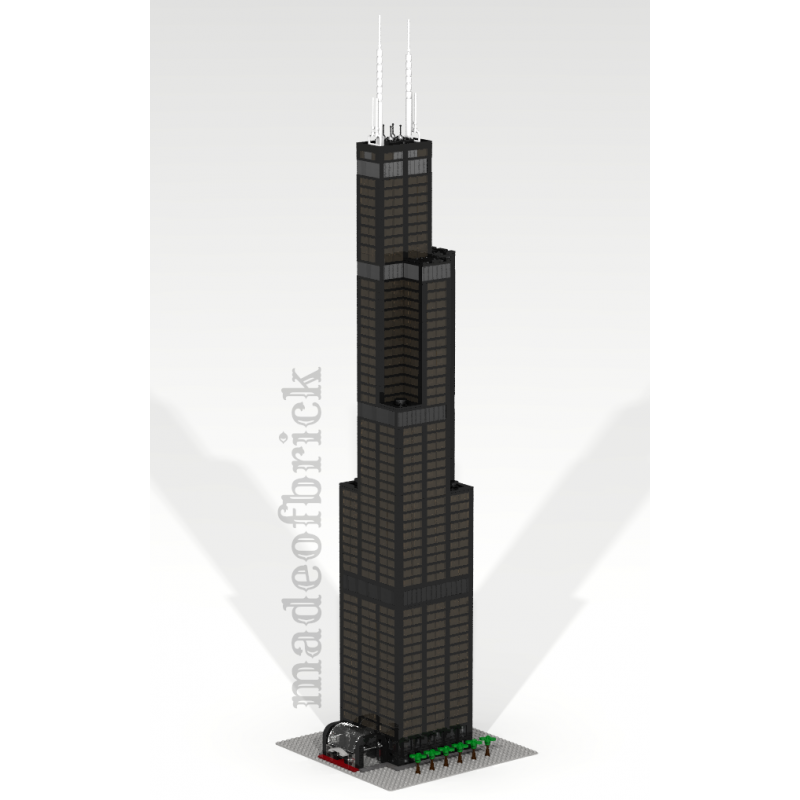 Buy Willis Tower 39 inches LEGO © MOC