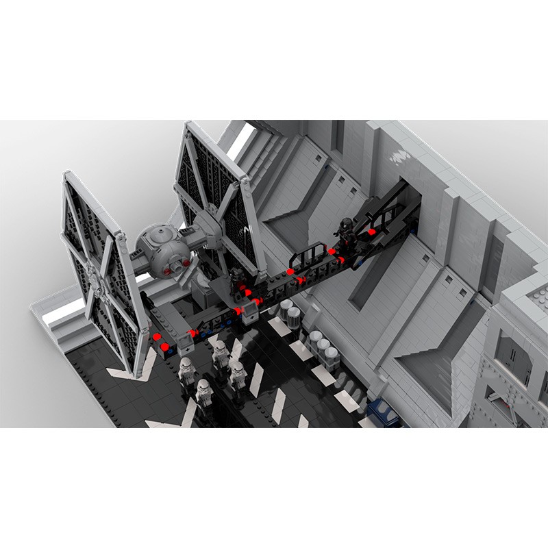 Hangar imperial Star Wars LEGO© MOC