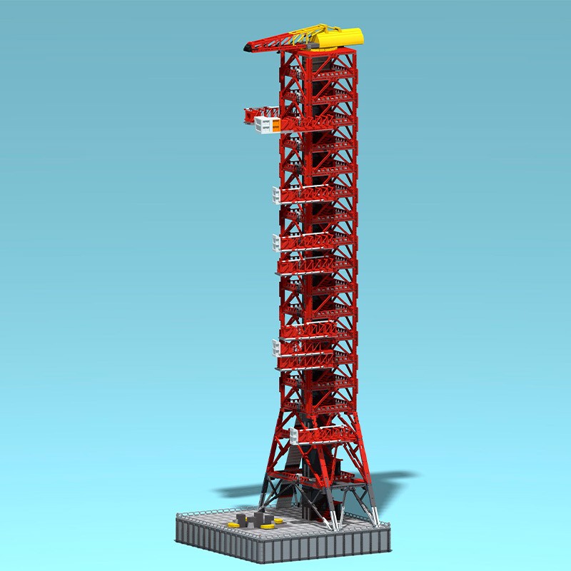 PLATAFORMA DE LANZAMIENTO DE SATURN V LEGO© MOC (TAMAÑO GIGANTE)