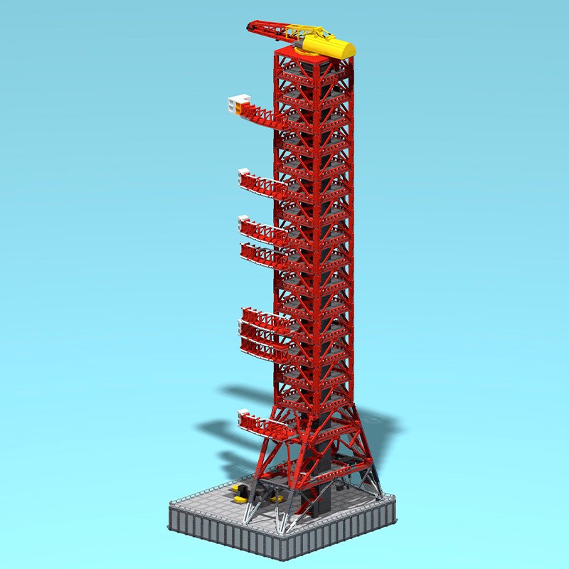 PLATAFORMA DE LANZAMIENTO DE SATURN V LEGO© MOC (TAMAÑO GIGANTE)