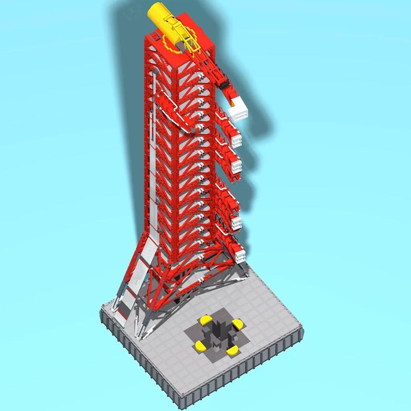 PLATAFORMA DE LANZAMIENTO DE SATURN V LEGO© MOC (TAMAÑO GIGANTE)