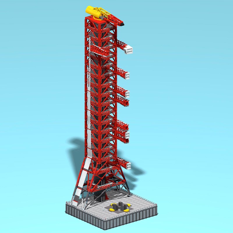 PLATAFORMA DE LANZAMIENTO DE SATURN V LEGO© MOC (TAMAÑO GIGANTE)