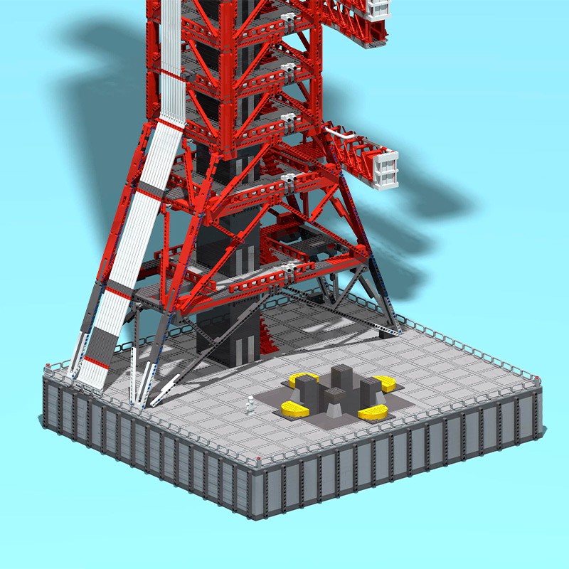 PLATAFORMA DE LANZAMIENTO DE SATURN V LEGO© MOC (TAMAÑO GIGANTE)