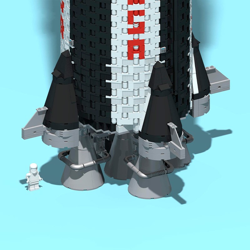 COHETE SATURNO V MOC LEGO©