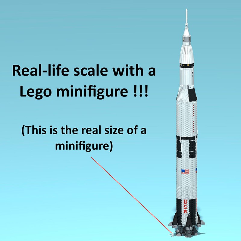 COHETE SATURNO V MOC LEGO©