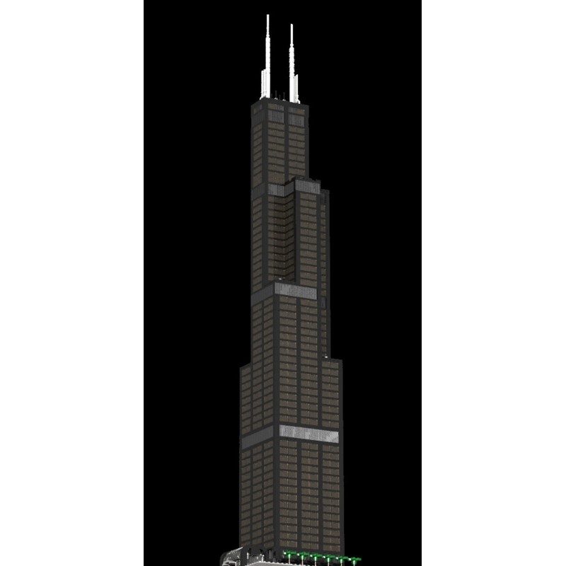 Buy Willis Tower 39 inches LEGO © MOC
