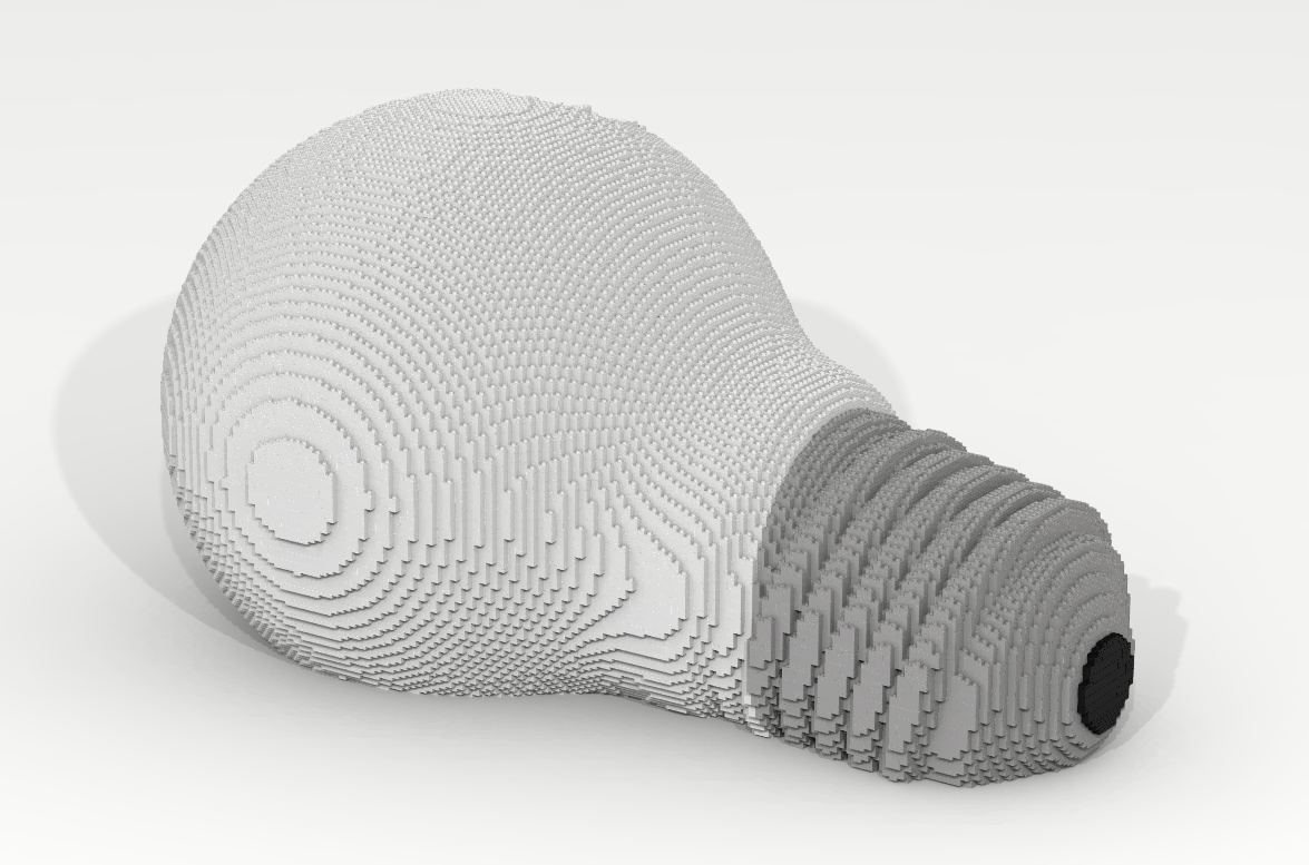 Giant light bulb LEGO© MOC